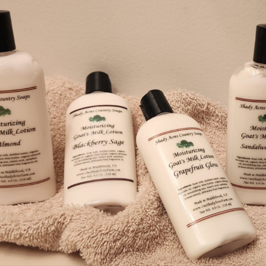 Almond Goat's Milk Lotion - 4 Oz. | Shady Acres Farm LLC Shady Acres ...