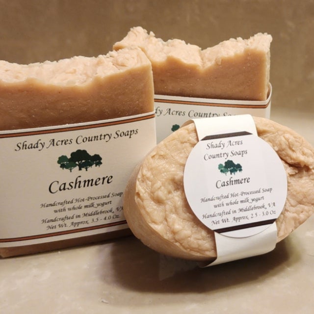 Handcrafted, creamy, rich lathering, gentle, moisturizing soap, 99% ...